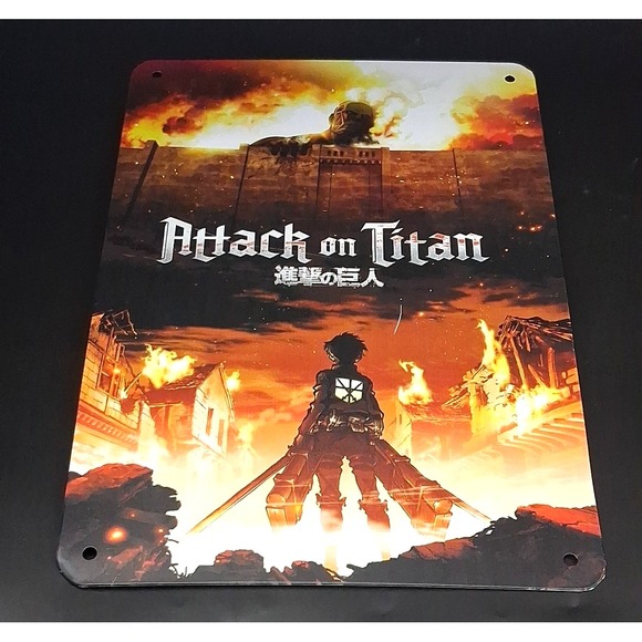 The Unbranded Brand | Wall Decor | Attack On Titan Japanese Anime Metal ...